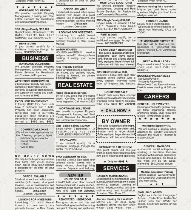 Anuncios clasificados de trabajo: como hacerlo para encontrar empleo ...