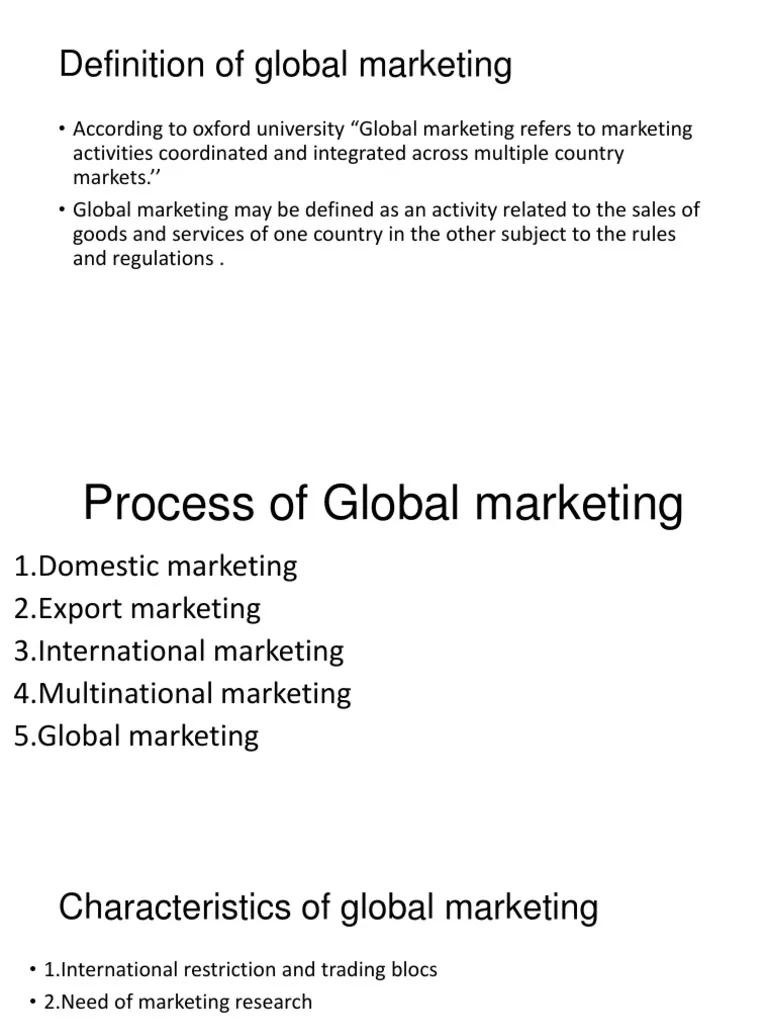 Global marketing: significado y alcance en la era digital | VirtualMailer
